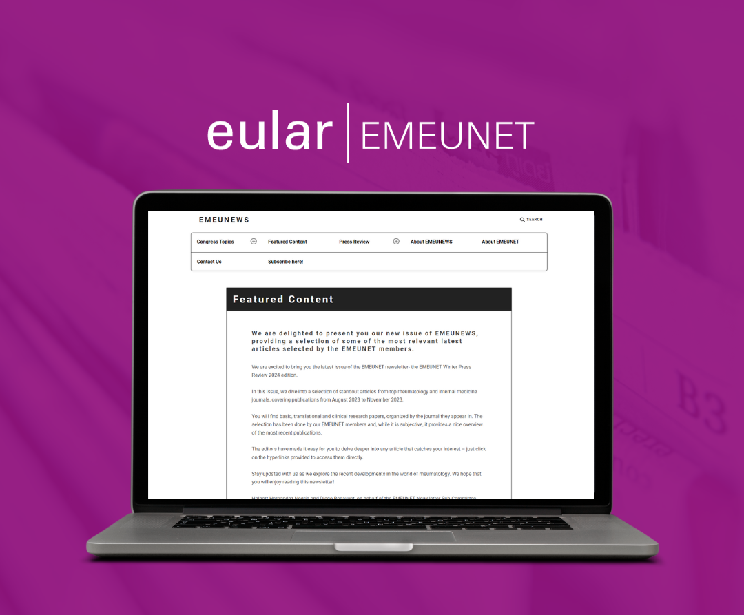 EMEUNET – The Emerging EULAR Network | EULAR